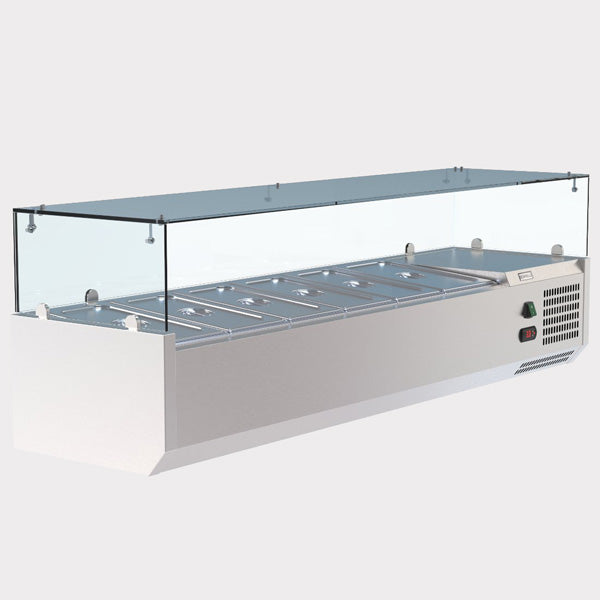 Premium VRX Counter Top Prep Serveries with Glass Screens – Borrelli ...