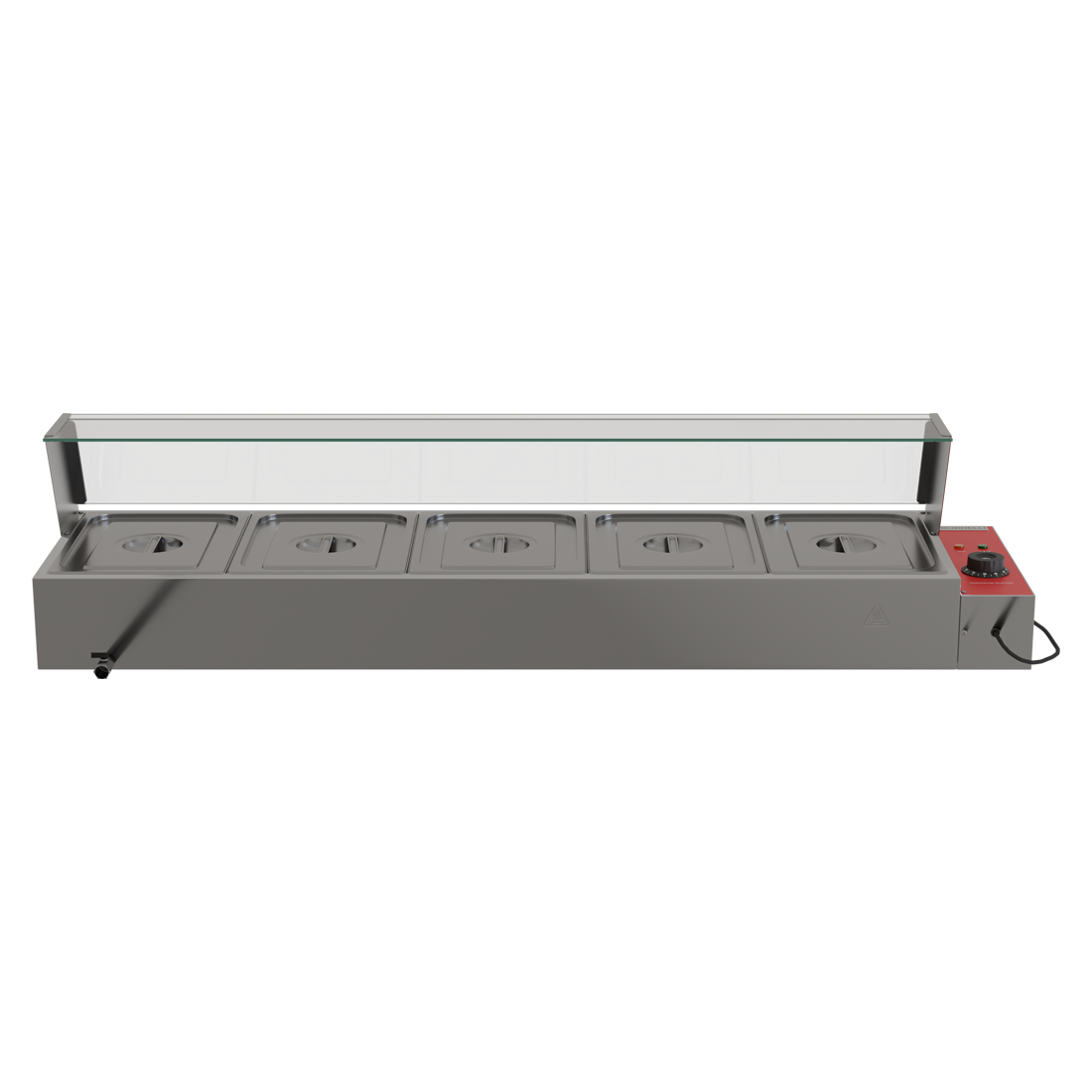Borrelli 5 x 1 /2 Pan Bain Marie With Drain Tap – Borrelli Commercial ...