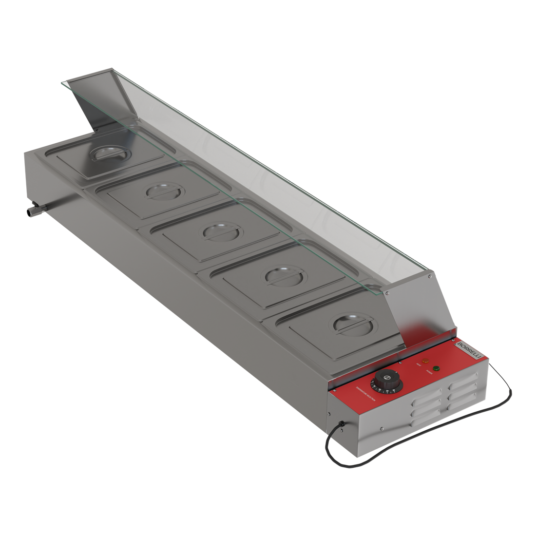 Borrelli 5 x 1 /2 Pan Bain Marie With Drain Tap – Borrelli Commercial ...