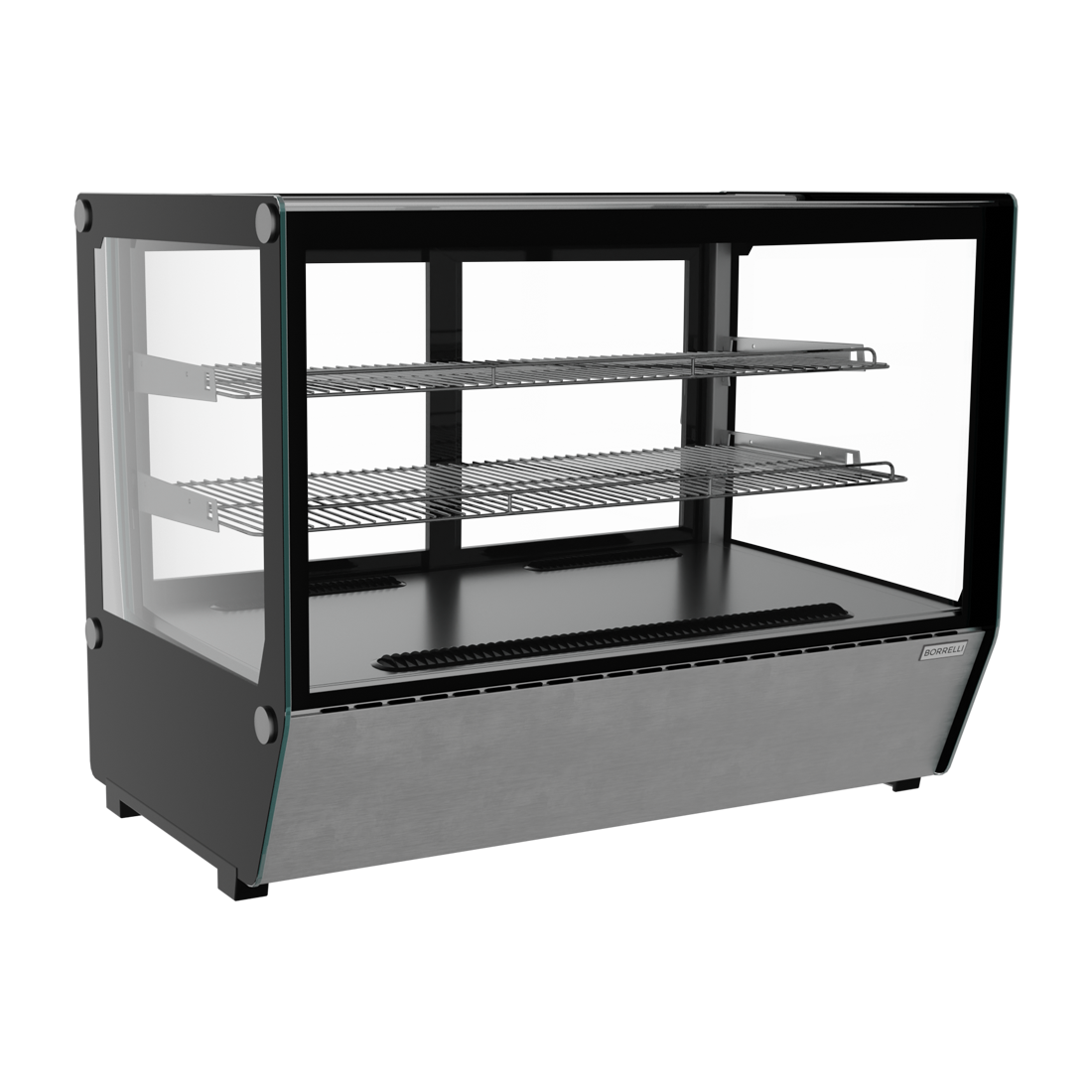 160L Counter Top Refrigerated Food Display - Straight Glass Design ...