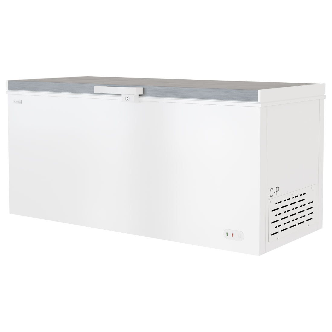Premium 650L Commercial Chest Freezer with Stainless Steel Top – Borrelli