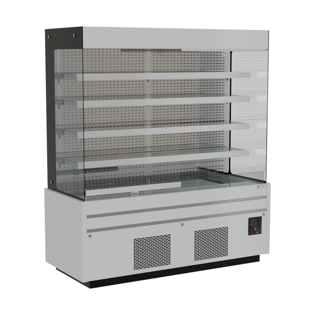 1800Ltr Commercial Floor Standing Open Deck Fridge - Perfect for Retail ...