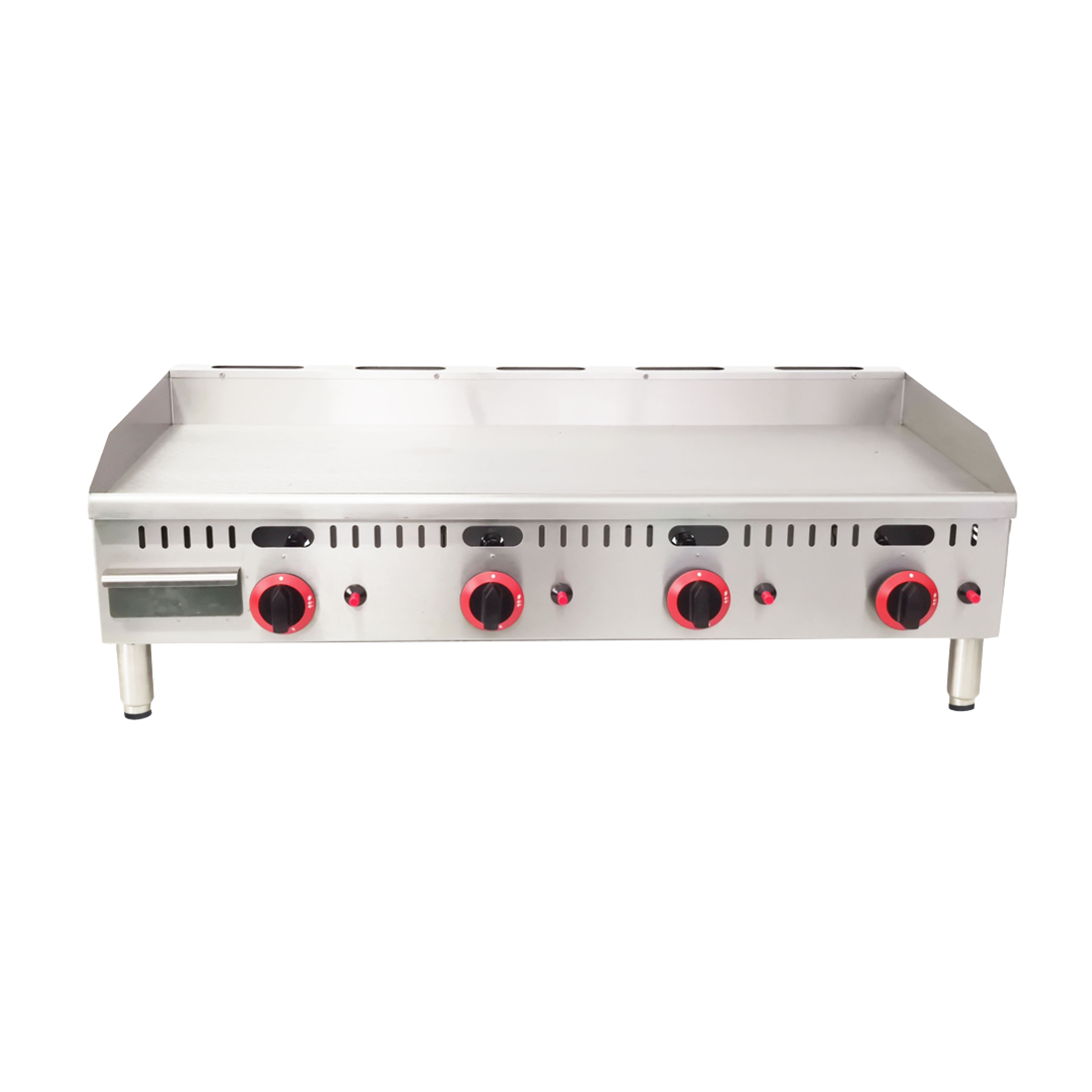 Borrelli 4 Burner Gas Griddle Counter Top 1050mm Wide 4 x 3Kw