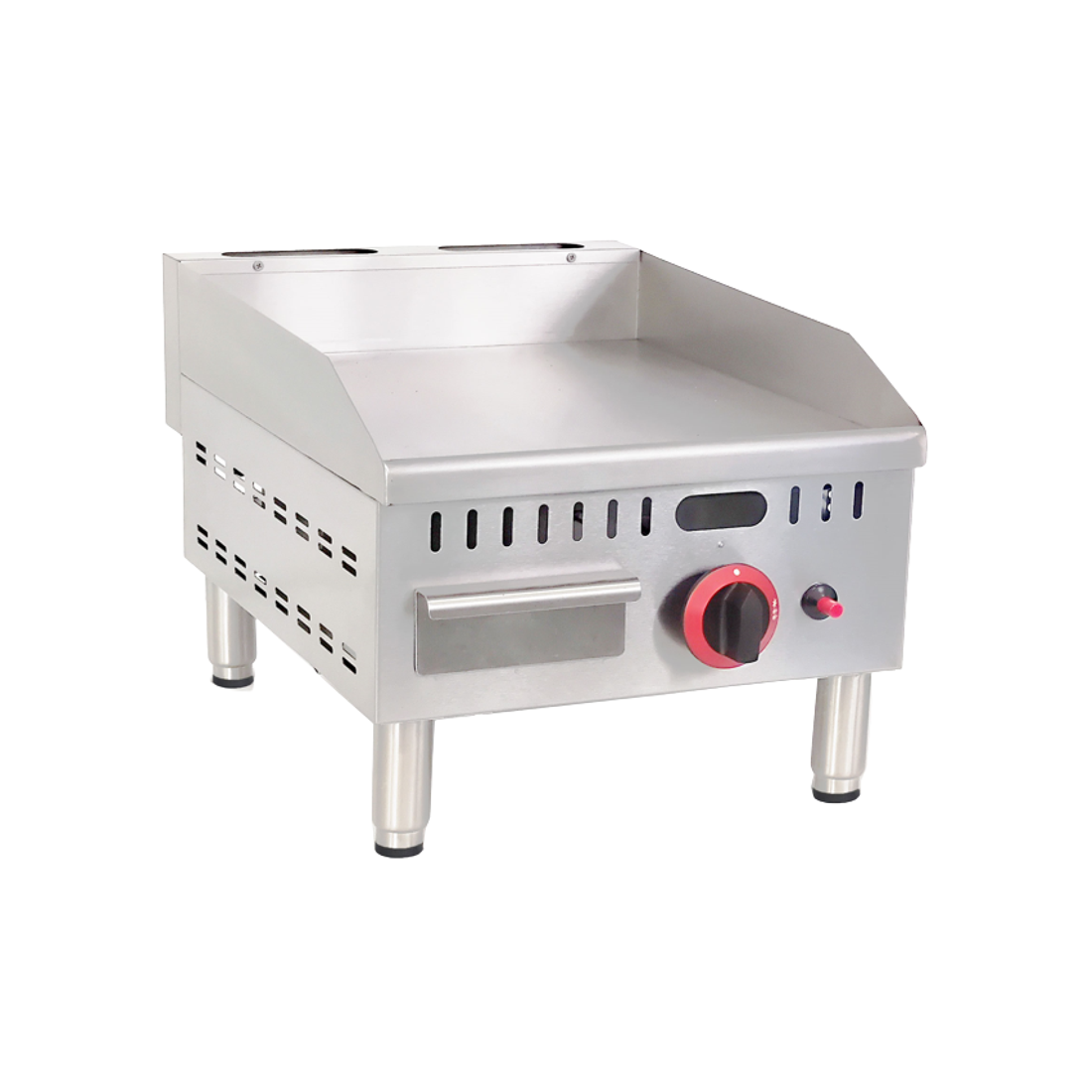 Borrelli Single Burner Gas Griddle Counter Top 400mm Wide